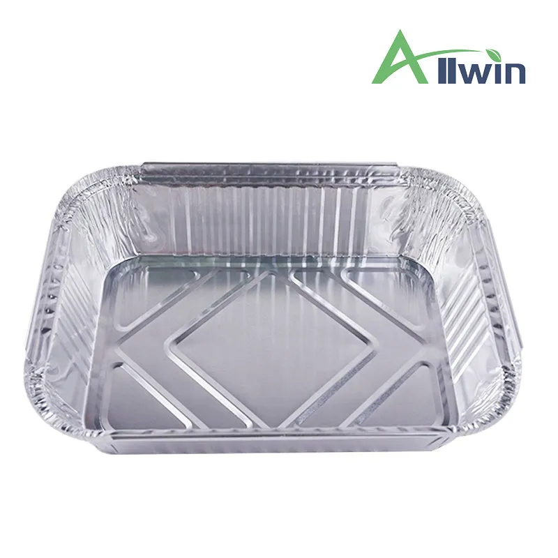 Wholesale Square Foil Containers With Lids