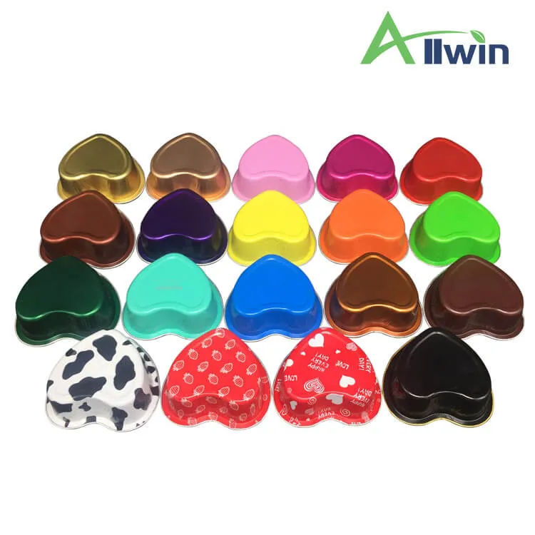 Heart Shaped Foil Containers With Lids Supplier