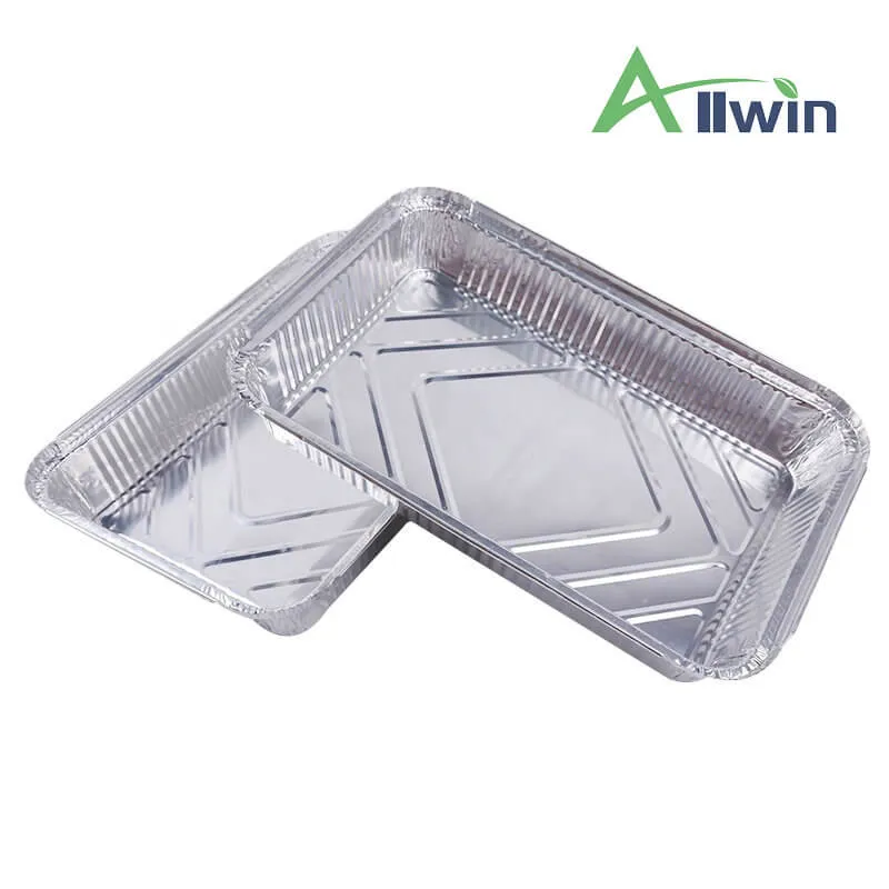 Rectangular Disposable Aluminum Foil Containers